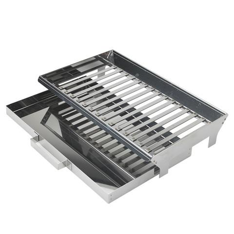 Buschbeck 18in Fire Grate & Ash Pan – Outdoor Fireplace